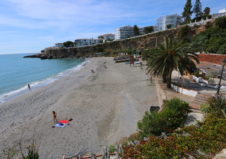 The Beaches of Nerja (Spain) - Mapping Spain