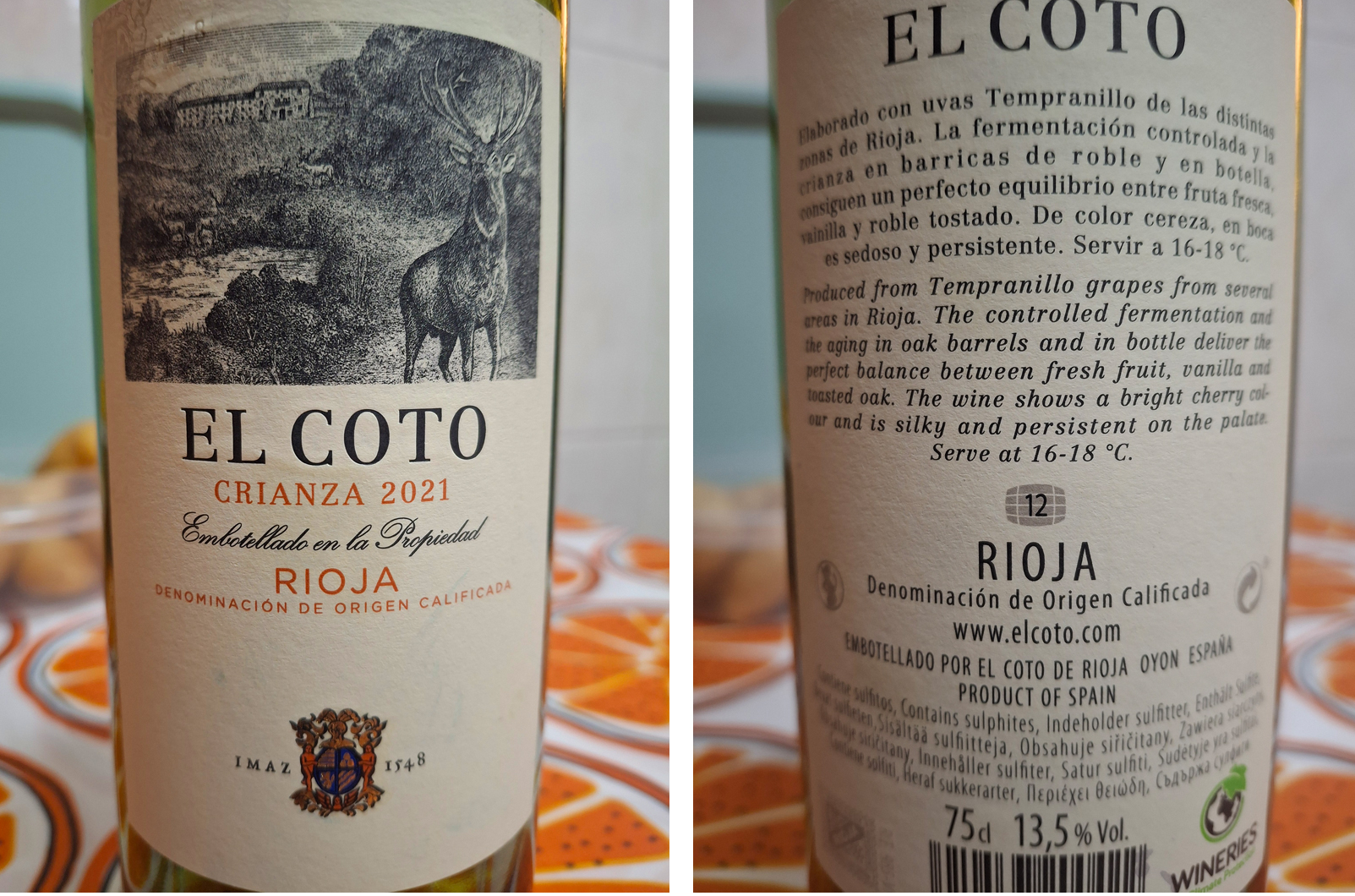El Coto wine review - Mapping Spain